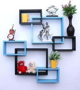 DreamyDesign Wall shelf intersecting shelves set of 3MDF Intersecting ...