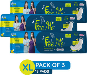 Free Me Premium Comfy Soft XL-18 Sanitary Napkin|Disposal Cover with ...