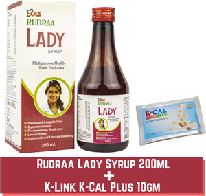Rudraa Lady Syrup 200ml and K.Cal Plus Calcium Supplemet for Women ...