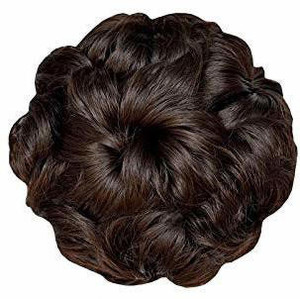 Blushia Brown hair juda clutcher style Bun Hair Extension Price in ...