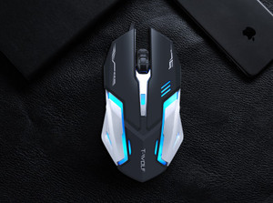 VIBOTON T-WOLF V5 Wired Gaming Mouse, 4 Button, 7 Colorful Backlight ...