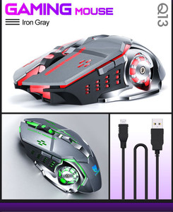 VIBOTON T-WOLF Q13 Rechargeable Wireless Mouse Silent LED Gaming Mouse ...