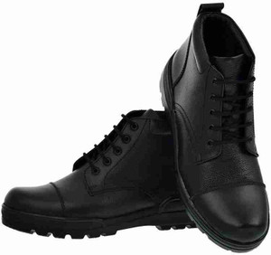 fitjet Pure leather police boot zip police shoes for comfortable police ...