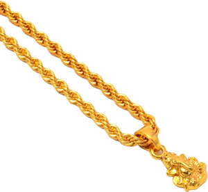 Jewar Mandi JewarHaat Lord Ganesh Ji Gold Plated Locket/Pendant with ...