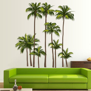 WALLPIK 100 cm Coconut - Tree - Nature - Scenic - Decorative - Wall ...