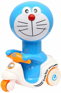 DEZICON ECOM Unbreakable Doremon Vehicle Push and Go Crawling Toy Car ...