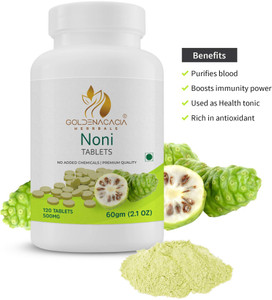 Goldenacacia NONI FRUIT 500mg 120 TABLETS Price in India - Buy ...