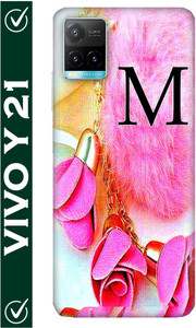 FULLYIDEA Back Cover for vivo Y21, vivo V2111, Letter M, Alphabet M ...