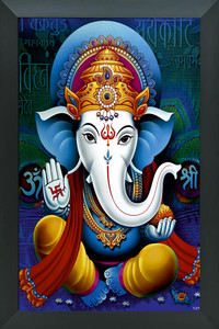 FRIZZY ARTS ganesh ji photo paintings | ganesh ji photo frame | ganesh ...
