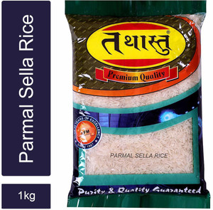 Tathastu Parmal Sella Rice-1kg Basmati Rice (Full Grain) Price in India ...