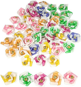 De-Ultimate (Pack of 50 Pcs Approx) Multicolor Artificial Golden Nug ...