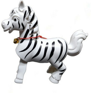 Q8 Twinkle Wind up Clockwork Jumping Zebra Toy ,Classic Cute Zebra ...