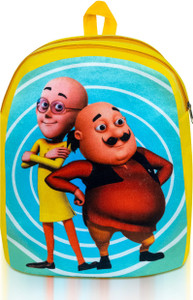 Flipkart.com | Lavish Kids School Bag Motu Patlu Soft Plush Backpack ...