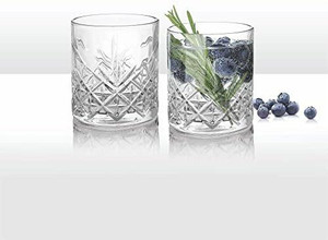 TREO (Pack of 6) Barley 340 ml Glasses Glass Set Water/Juice Glass ...