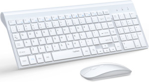 Topmate KM9000W Ultra Slim Wireless Keyboard and Mouse Wireless ...