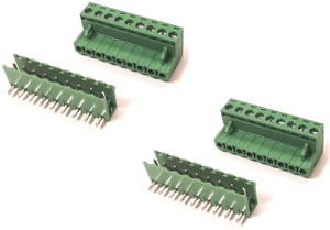 ERHIndia (Pack of 2) Pitch Right Angle Screw Terminal Block Male Female ...