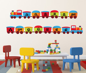 TRIDENT 170 cm Alphabets Train Removable Sticker Price in India - Buy ...