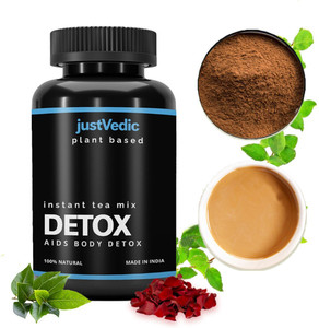 justvedic Detox Drink Mix (1 Month) - For Weight Loss, Liver Detox ...