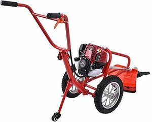 FKM Trolly Brush Cutter Heavy Duty 4 stroke withe 4 types of blades ...