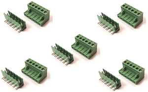ERH India (Pack of 5) 5085 Plug In Type Screw Terminal Connector - 6 ...