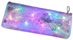 Flipkart.com | Dilurban Pencil Pouch LED Light Glitter Pouch Art ...