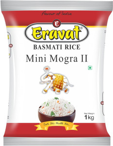 Eravat MINI MOGRA II @ 1KG Basmati Rice (Small Grain, Polished) Price ...
