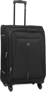 VIP Aqualite II Expandable Check-in Suitcase 4 Wheels - 24 inch Black ...