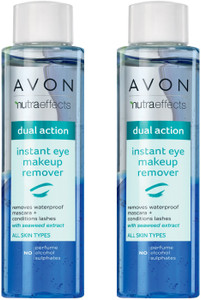 AVON Nutraeffects Dual Action Instant Eye Makeup Remover Face Wash ...
