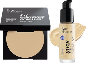 BLUE HEAVEN Hyper Matte Foundation Buildable coverage for every shade ...