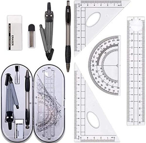 Flipkart.com | HASTHIP 8 Piece Geometry Set Compass Set Geometry Kit ...