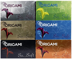 Origami So Soft 2 Ply Facial Tissue Soft Box Pack | 100% Cellulose ...