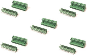 ERH India (Pack of 5) 5085 Plug In Type Screw Terminal Connector - 9 ...