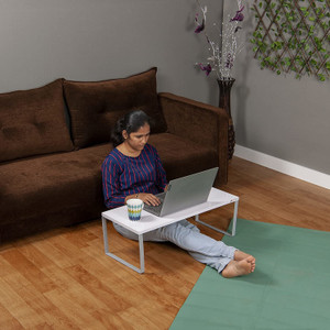Invisible Bed Sturdy Portable Laptop table Engineered Wood Study Table ...