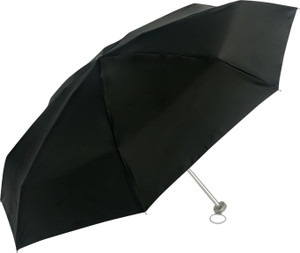 Popy Nano Solid Color Black with Silver Coating and Case Umbrella - Buy ...