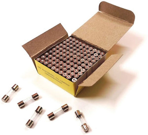 ERHIndia (Pack of 100) 250 Volts 5 Amp Fast Blow Type Glass Tube Fuses ...