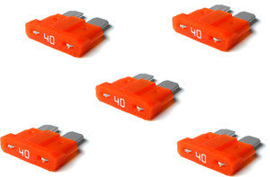 Neurosun 5 Pieces 40 AMP Blade Fuse for Inverters and Vehicles ...