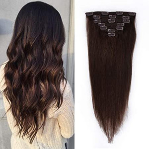 Osking Real Human Extensions Extension 20 inch Clip On 100 grams 7 ...