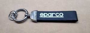 AutoRight Sparco Key Chain for Car& Bike Black Leather Keychain Key ...