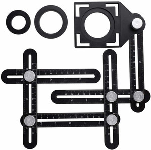 Godavari Aluminum Alloy Six fold universal Angle Measuring Tile wood ...