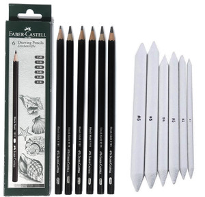 Flipkart.com | Definite Art FABER CASTELL Drawing Graded Pencils - 2B ...