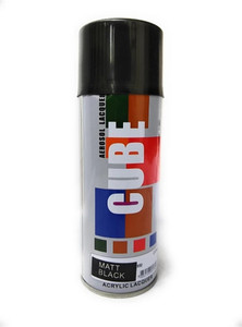 CUBE Matt Black Spray Paint 400 ml Price in India - Buy CUBE Matt Black ...