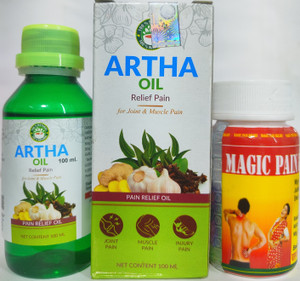 BENGAL HERBS MAGIC PAIN RELIEF TABLET & ARTHA OIL FOR JOINT PAIN,INJURY ...