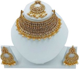 RD IMMITATION Alloy Gold-plated Gold Jewellery Set Price in India - Buy ...