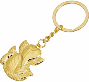 RCWORLD Ganesh Ji Ganpati Ji Design Golden Keychain Keyring Key Chain ...