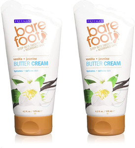 Freeman Bare Foot Vanilla + Jasmine Butter Cream (Pack Of 2) - 125 ml ...
