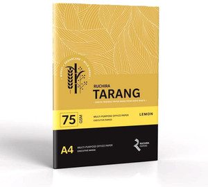 Flipkart.com | RUCHIRA Papers TARANG Unrule A4 75 gsm Coloured Paper ...