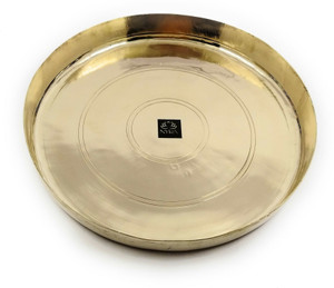 Nyra Handmade Phool thali Kansi Kuut Kansa Duchol metal crafted thali ...