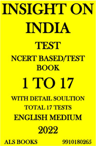Insight Ias Test 1 To 17 Ncert Based/ Test Book Based: Buy Insight Ias ...