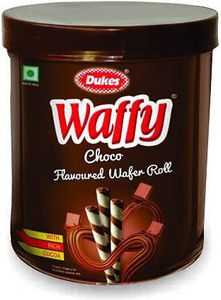 Dukes Waffy choco flavoured wafer rolls 250 gram Wafer Rolls Price in ...