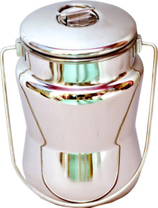 Vikas Metal Steel Milk Container - 500 ml Price in India - Buy Vikas ...
